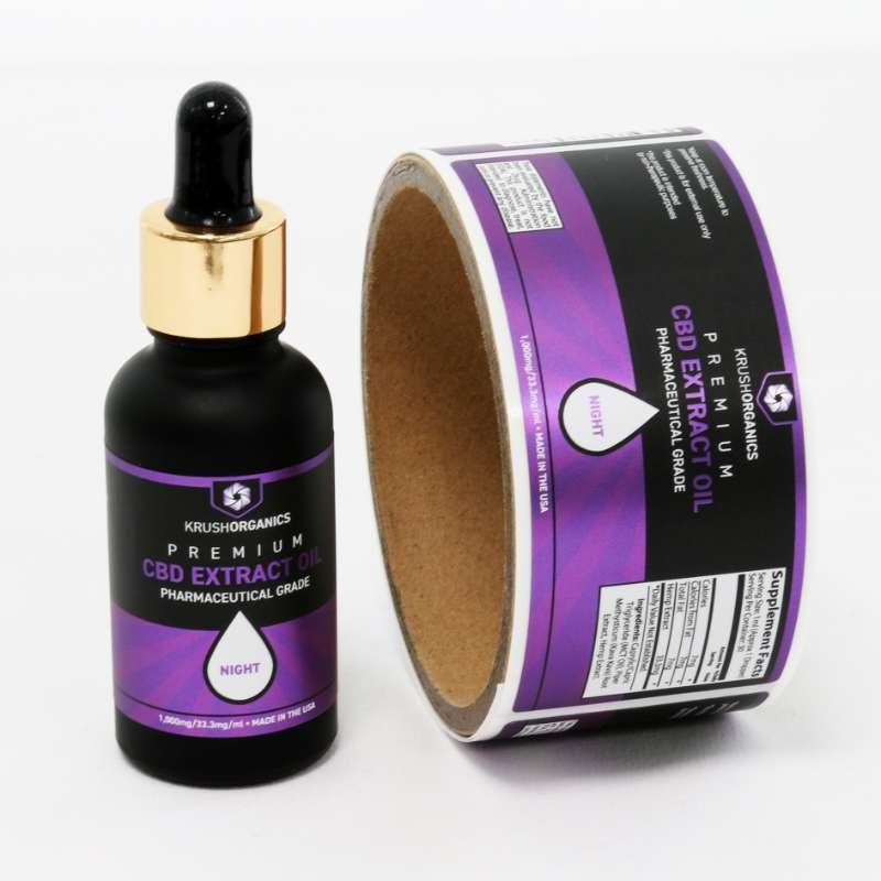 Custom Cosmetic Adhesive Essential Oil Bottles Labels Sticker ...