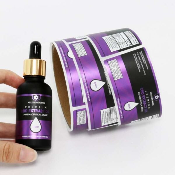 Custom Cosmetic Adhesive Essential Oil Bottles Labels Sticker ...