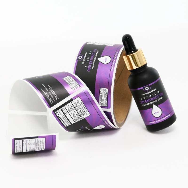 Custom Cosmetic Adhesive Essential Oil Bottles Labels Sticker ...