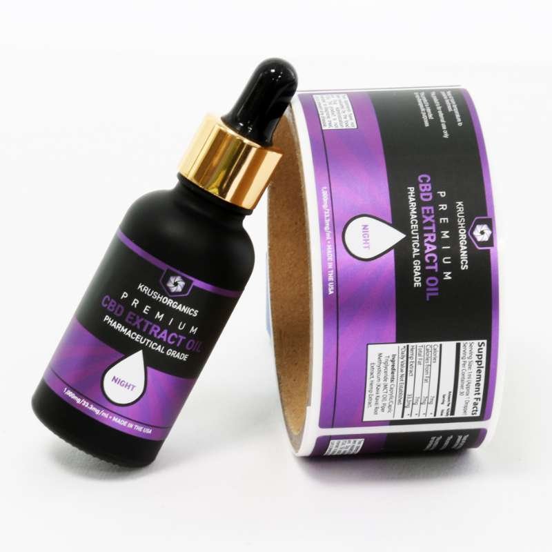 Custom Cosmetic Adhesive Essential Oil Bottles Labels Sticker ...