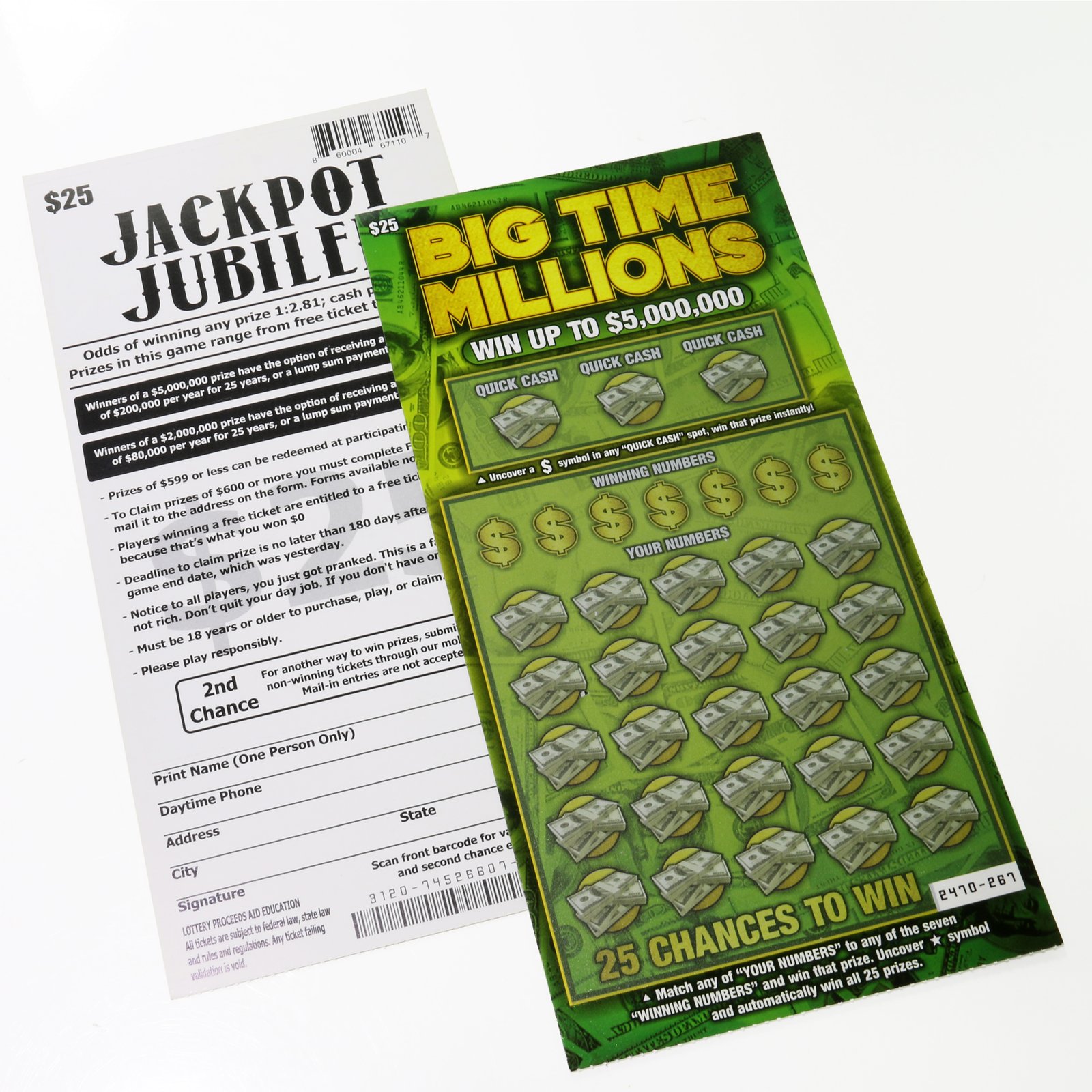 Custom Full Color Printing Paper Lottery Ticket Scratch Off Cards ...